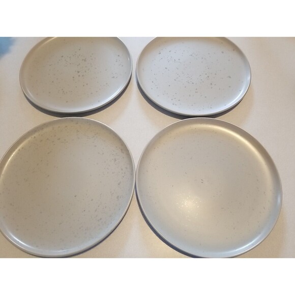 Gibson | Dining | Gibson Home Gray Speckled Stoneware Dinner Plates Set ...